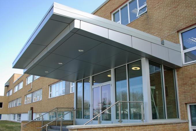 Custom A3003 Pure Aluminum Wall Cladding Panel For Facade Decoration