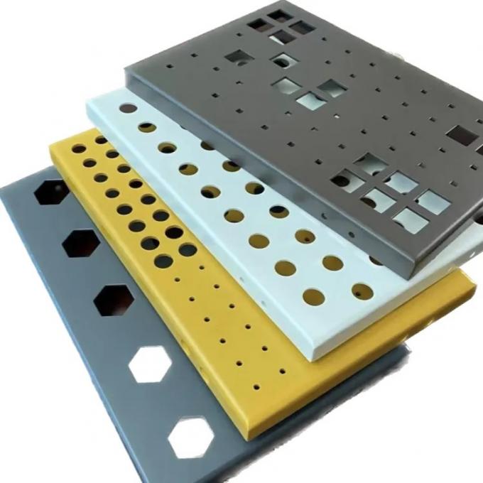 Modern Punching Perforated Aluminum Ceiling Board Artistic Metal ...