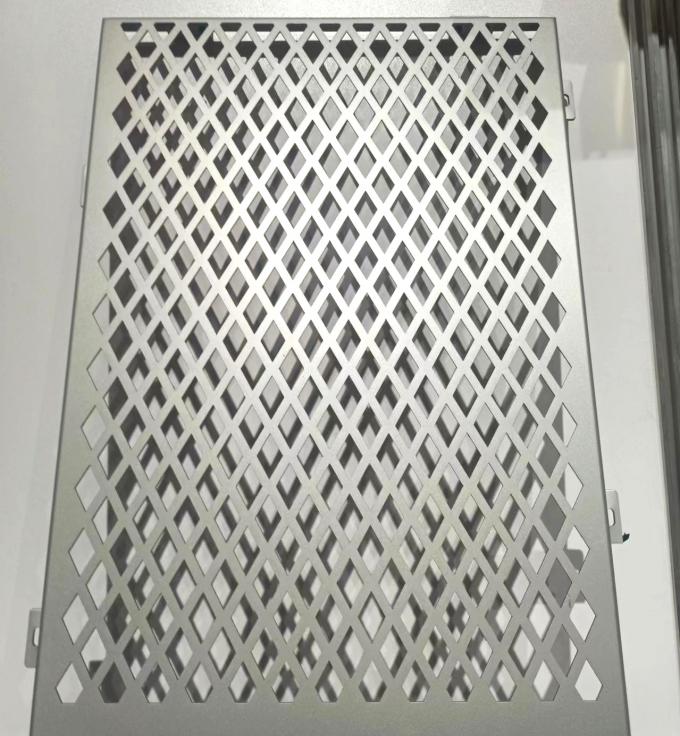 CNC Machine Punched Aluminum Wall Cladding Panel With Custom Patters ...
