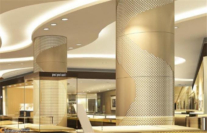 Specially Designed Aluminum Cladding Panel With Perforated Patterns For ...