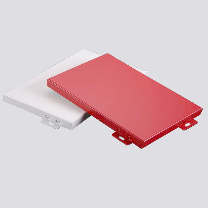 Weather Resistant Aluminum Wall Cladding Panel Custom For Eave / Canopy ...