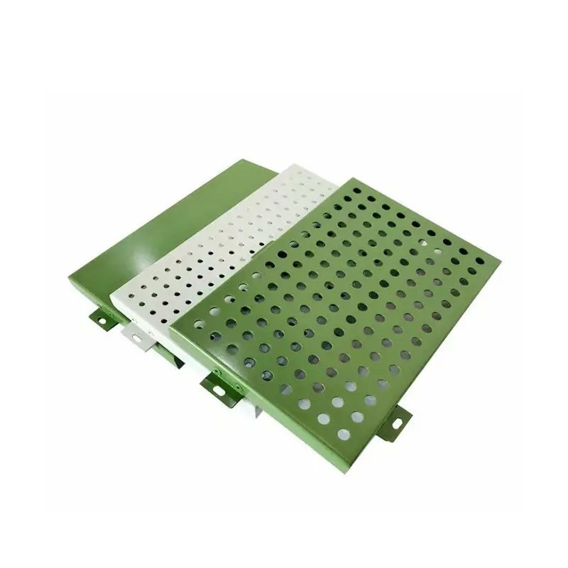 Architectural Perforated Metal Panels Round Hole Aluminum Perforated Sheet