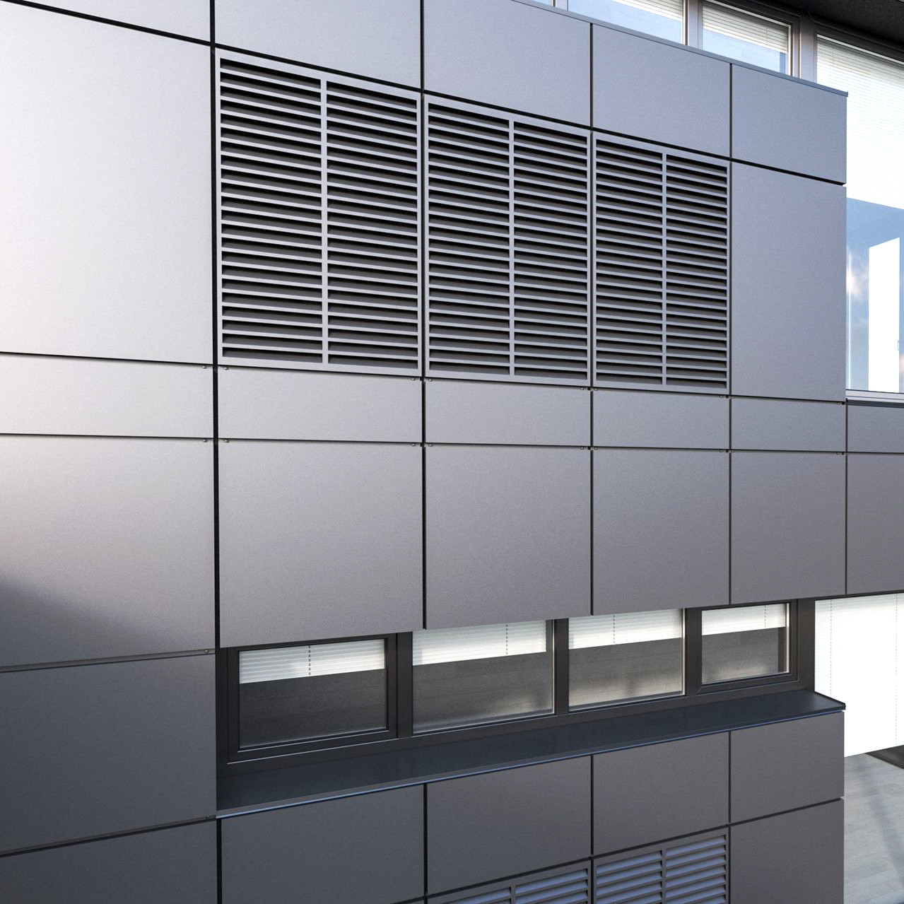 Customized Anodized Aluminum Wall Panels 1mm-10mm Aluminium Facade ...