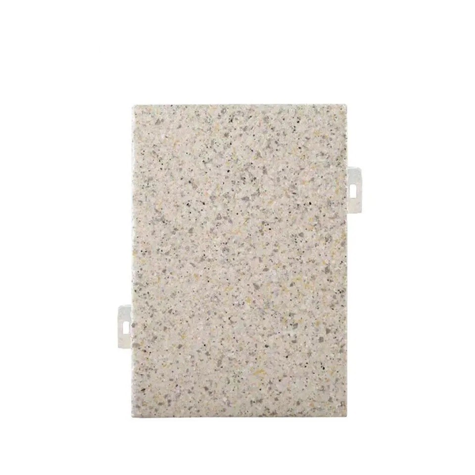 Fireproof 3D Decorative Wall Panels Stone Treatment Aluminum Veneer Sheets