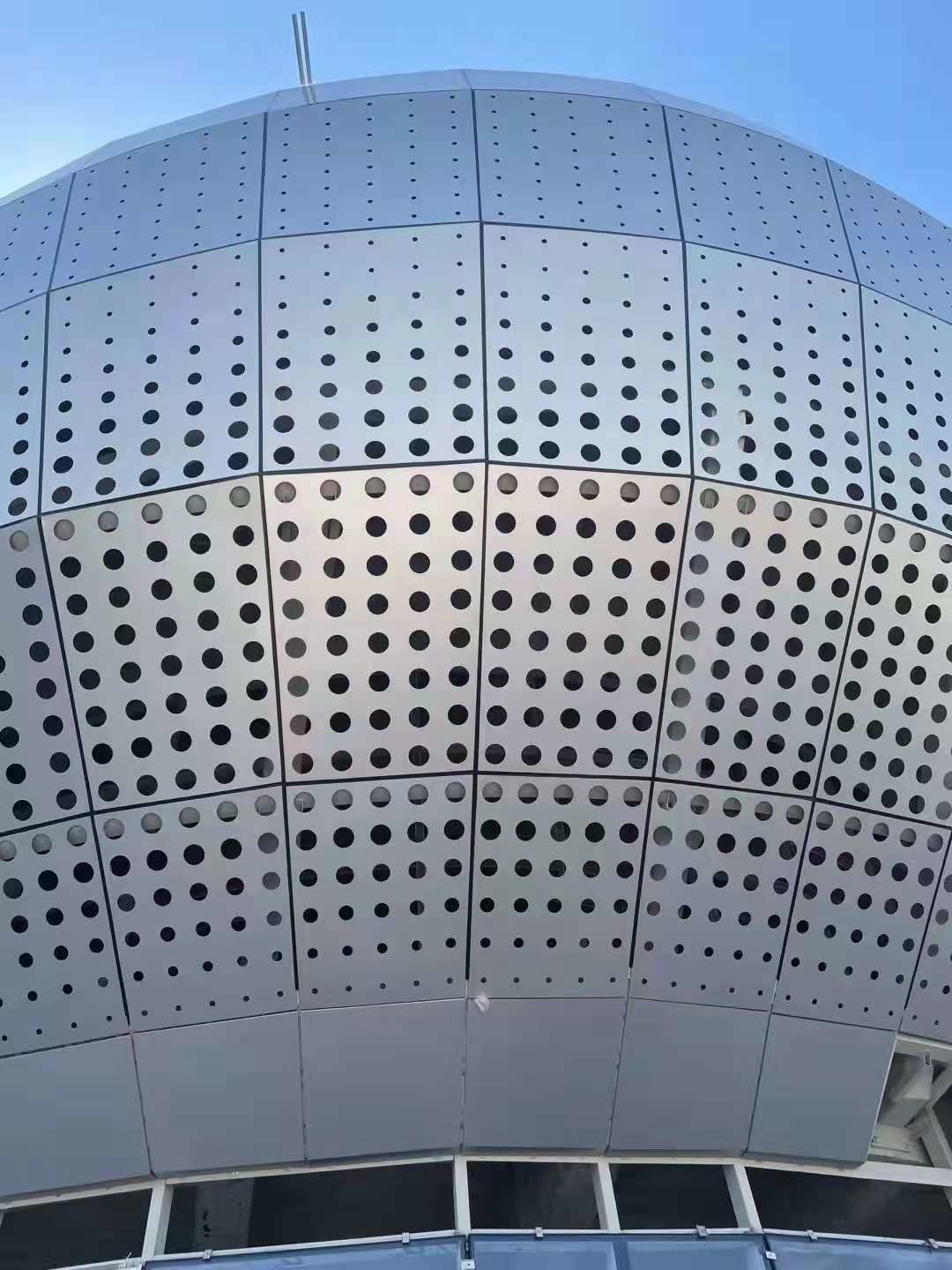 Aluminum Solid Panel Metal Perforated Solid Panel Aluminum Curtain Wall