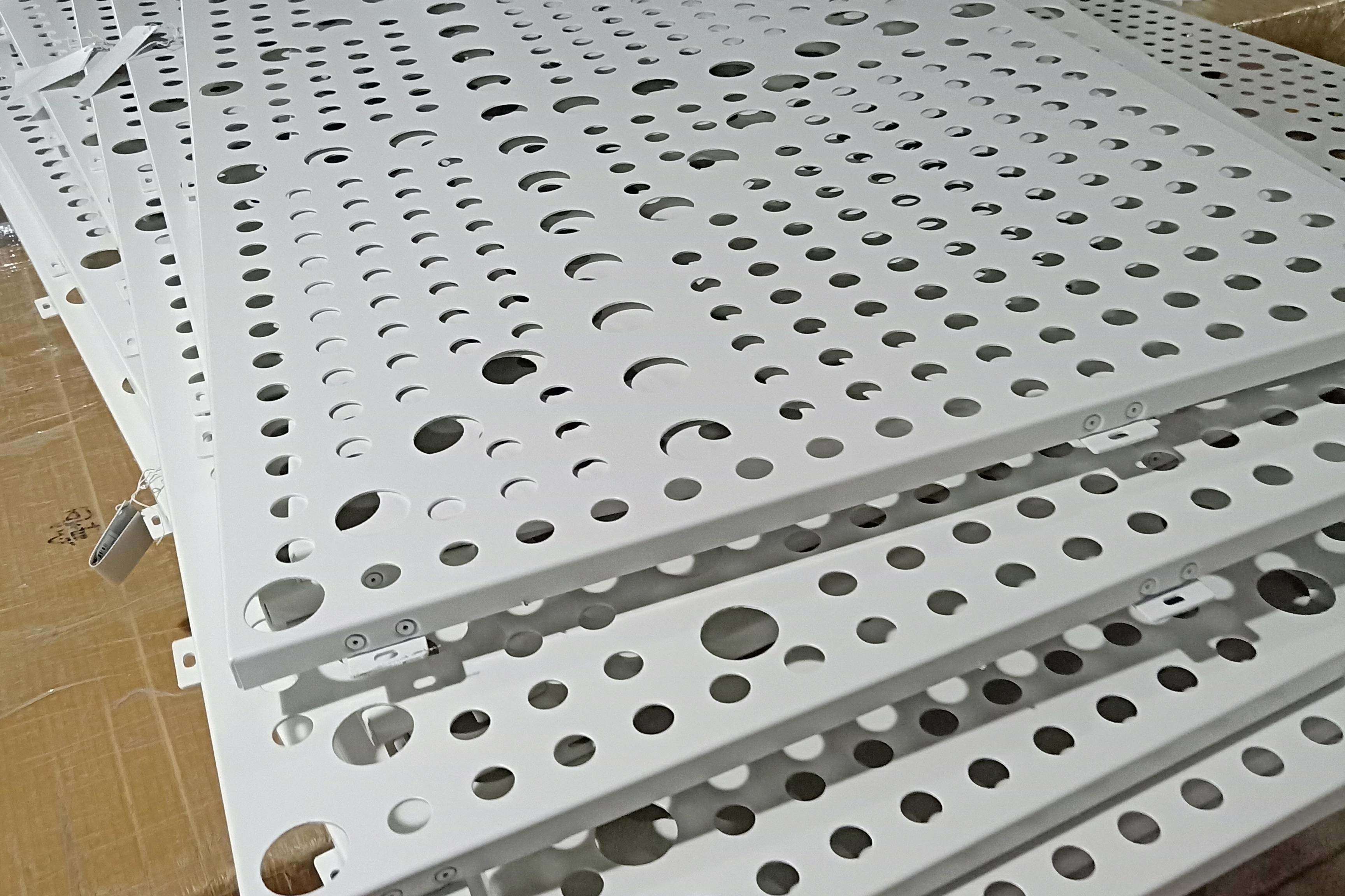 Decorative Aluminum Exterior Wall Panels Perforated Exterior Wall Panels