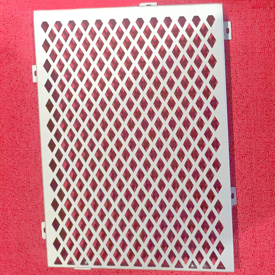 CNC Machine Punched Aluminum Wall Cladding Panel With Custom Patters ...