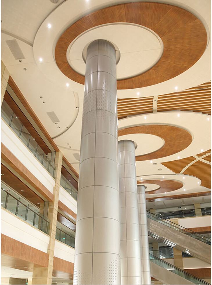 Aluminum Material decorative 3d slats wall cladding interior exterior ...