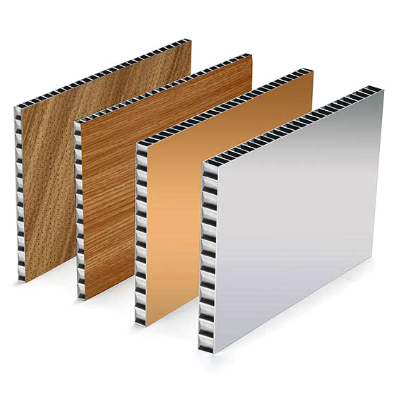 Aluminum Cladding Panels Sandwiched Honeycomb For Building Decoration