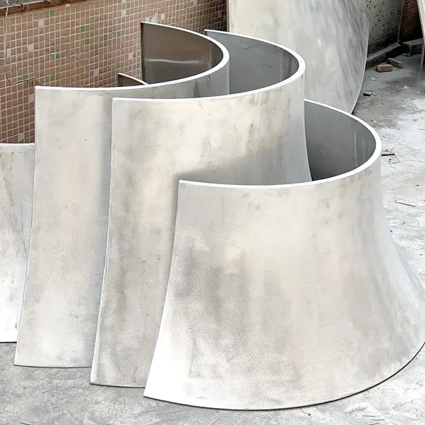 Double Curves Aluminum Panels With Stylish Aesthetic Design For ...