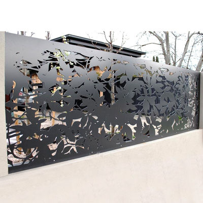 Durable Aluminum Wall Cladding Panel Custom Engraved Perforated Sheet ...