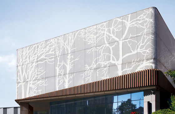 aluminum decorative metal outdoor wall panels 3d facade cladding